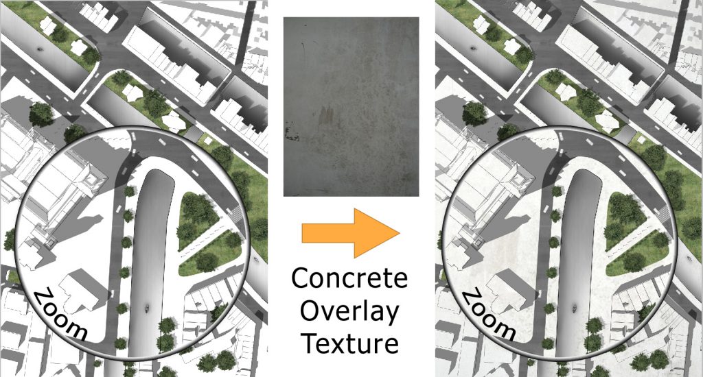 How to make a site plan architecture rendering in Photoshop