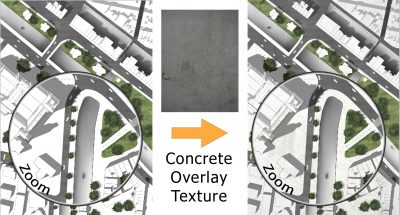 How to make a site plan architecture rendering in Photoshop