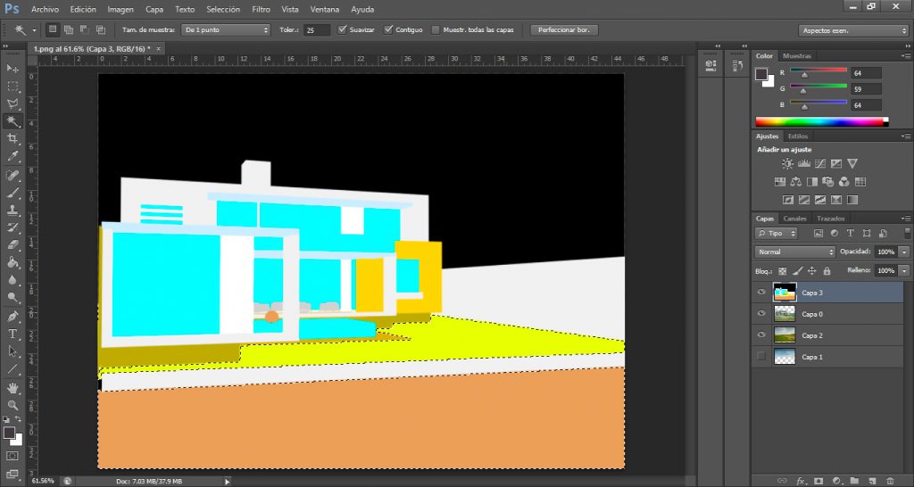 Architecture Rendering Photoshop Tutorial – Post Production