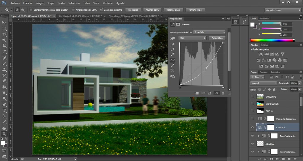 Architecture Rendering Photoshop Tutorial – Post Production