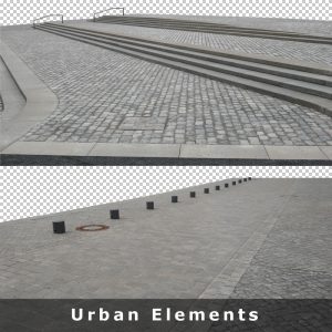 Ground Perspectives – Archviz Foreground Elements for 3D Renderings