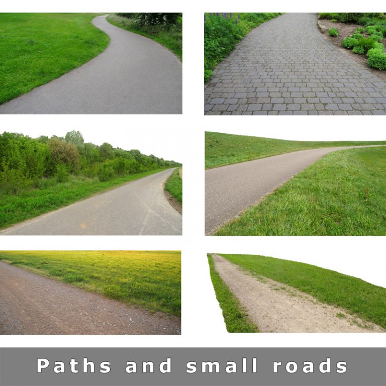 Ground Perspectives – Archviz Foreground Elements for 3D Renderings