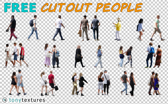 Freebie: Cutout People